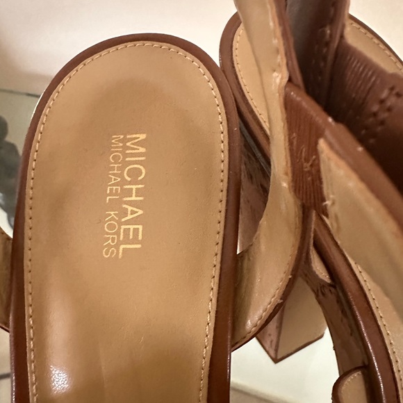 KORS Michael Kors | Shoes | Michael Kors Platform Block Heel Sandals ...